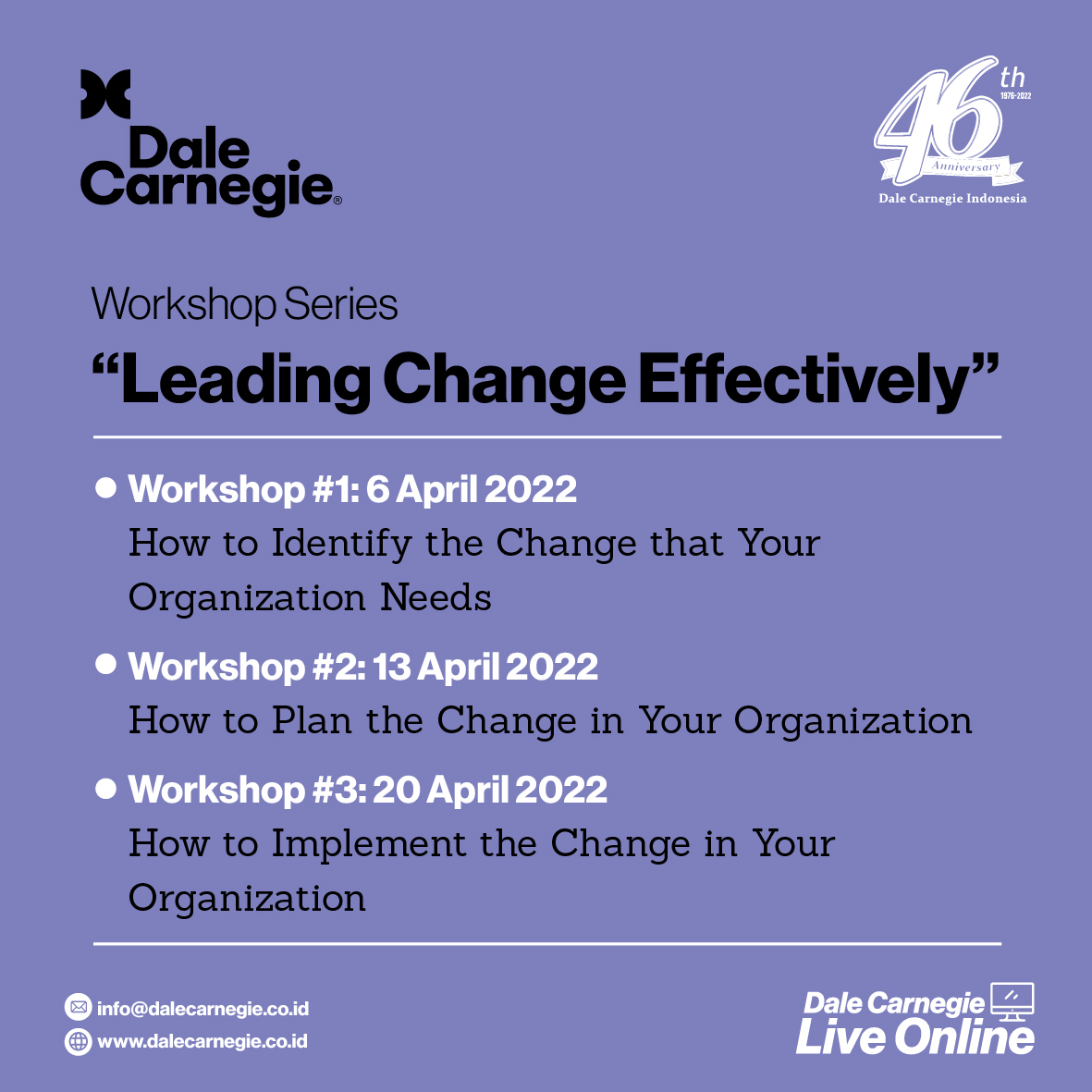 How to Design, Plan & Implement Change - Dale Carnegie : Dale Carnegie