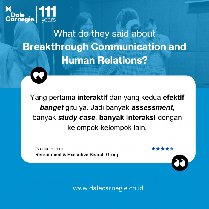 Breakthrough Communication & Human Relations - Dale Carnegie : Dale ...