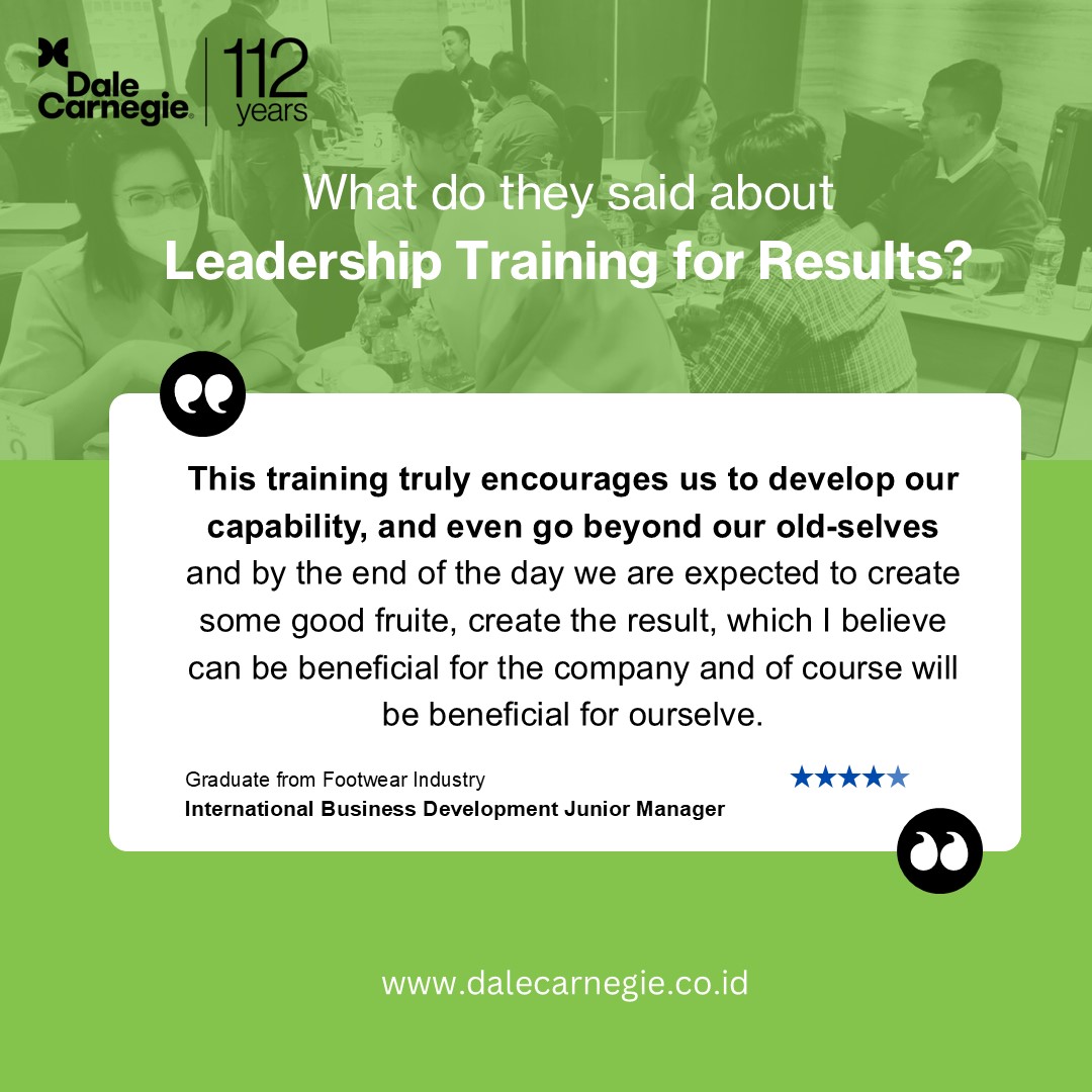 Leadership Training for Results - In-Person - Dale Carnegie : Dale Carnegie