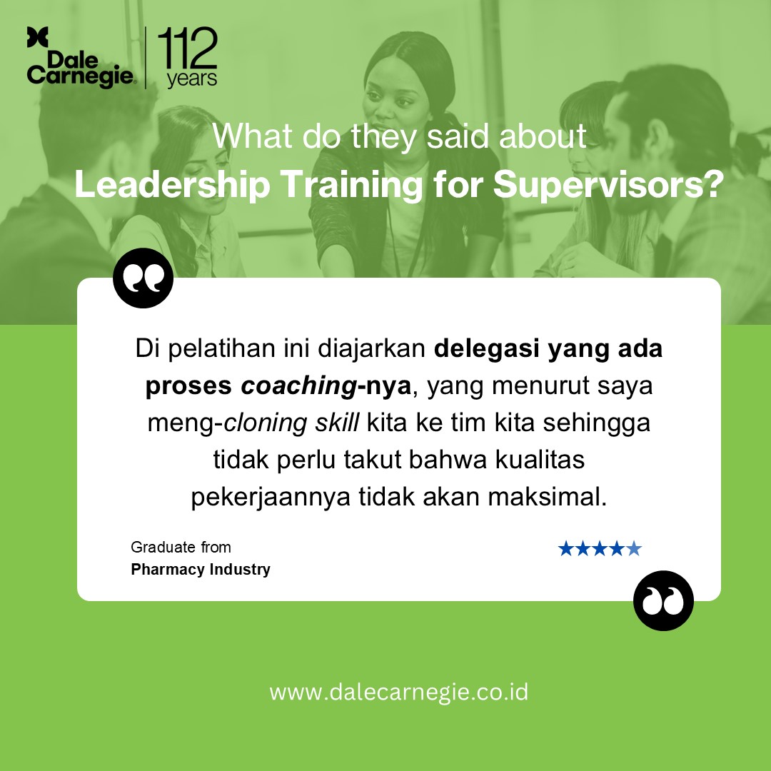 Leadership Training for Supervisors - Dale Carnegie : Dale Carnegie